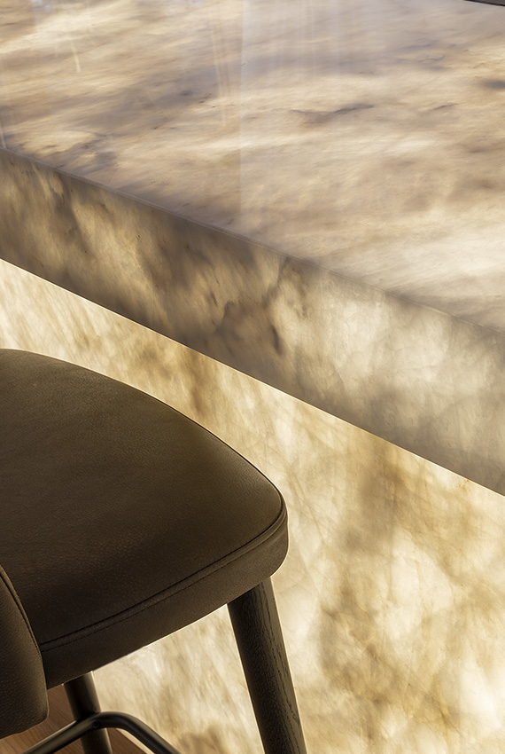 Natural stones become the absolute stars of light: Antolini backlit ...