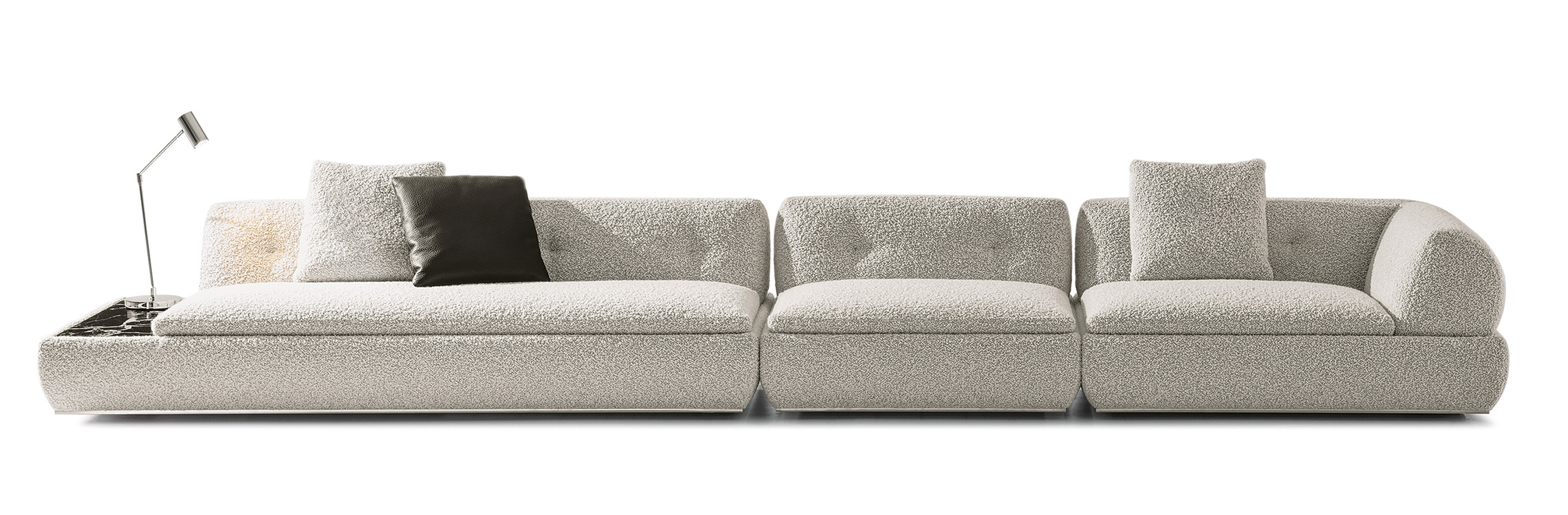 Minotti Supermoon seating system, unprecedented compositional freedom