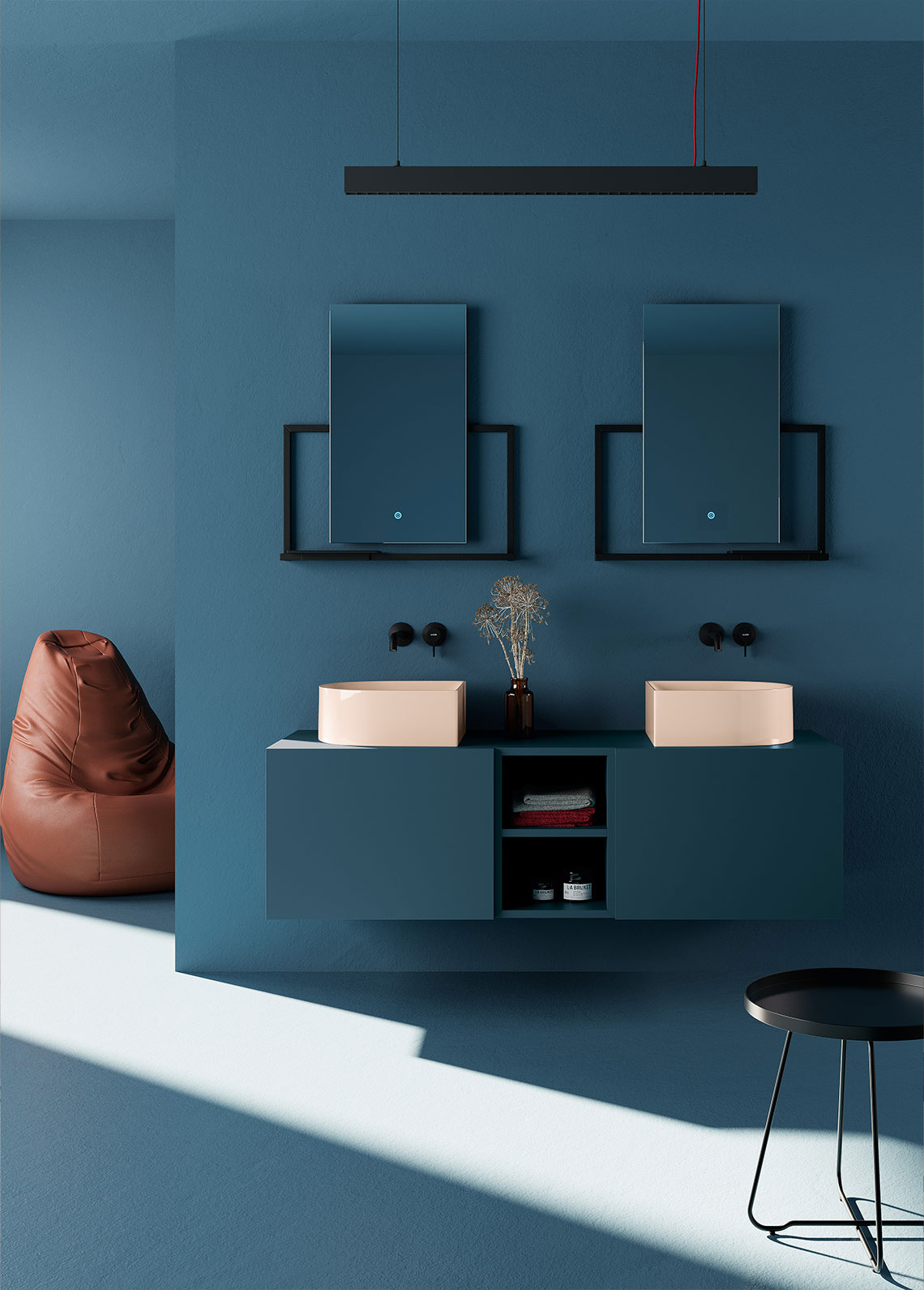 New bathroom furniture collection: Picture by Scarabeo