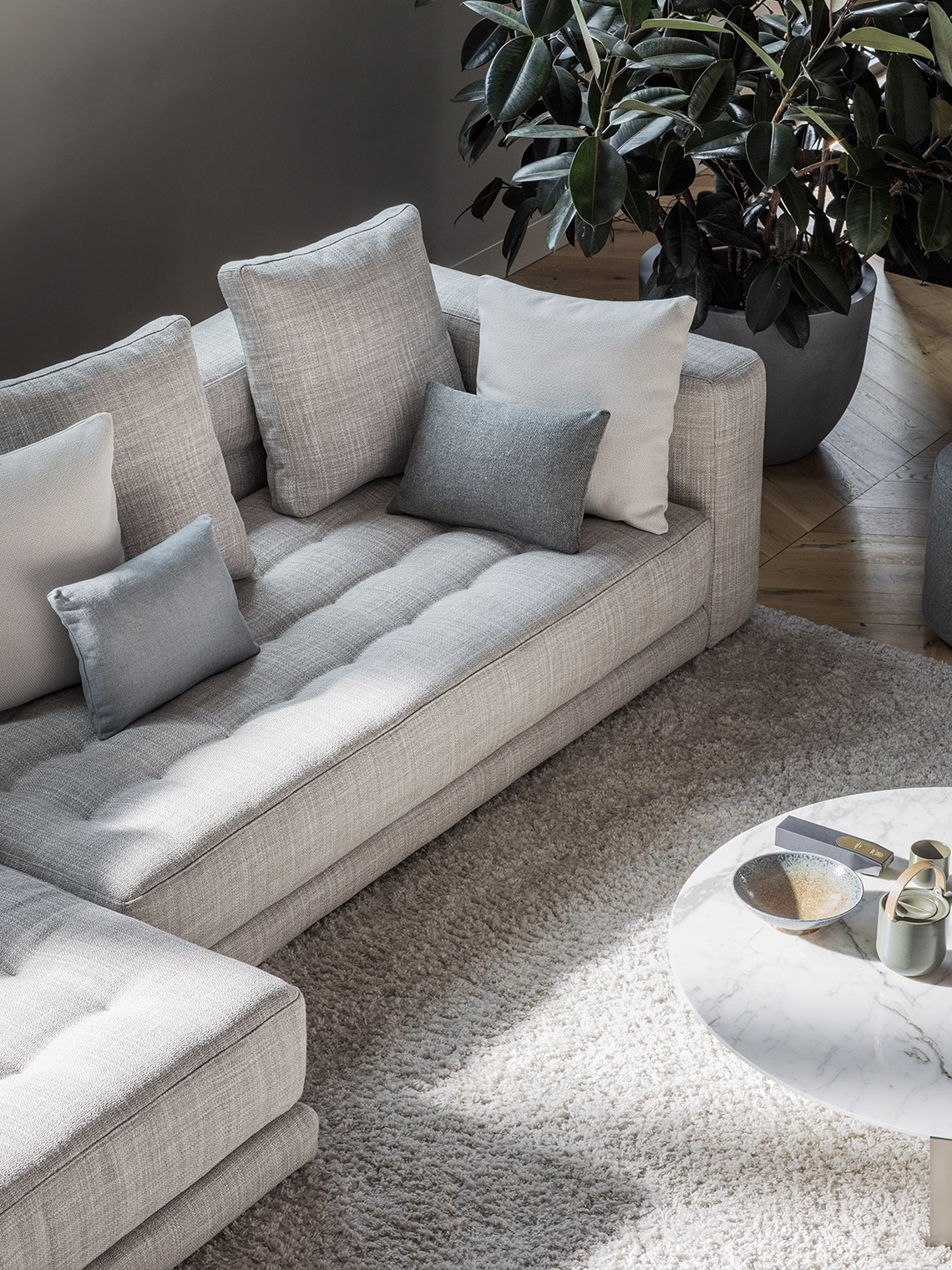 The new Flou Sofas catalogue: comfort, elegance and functionality