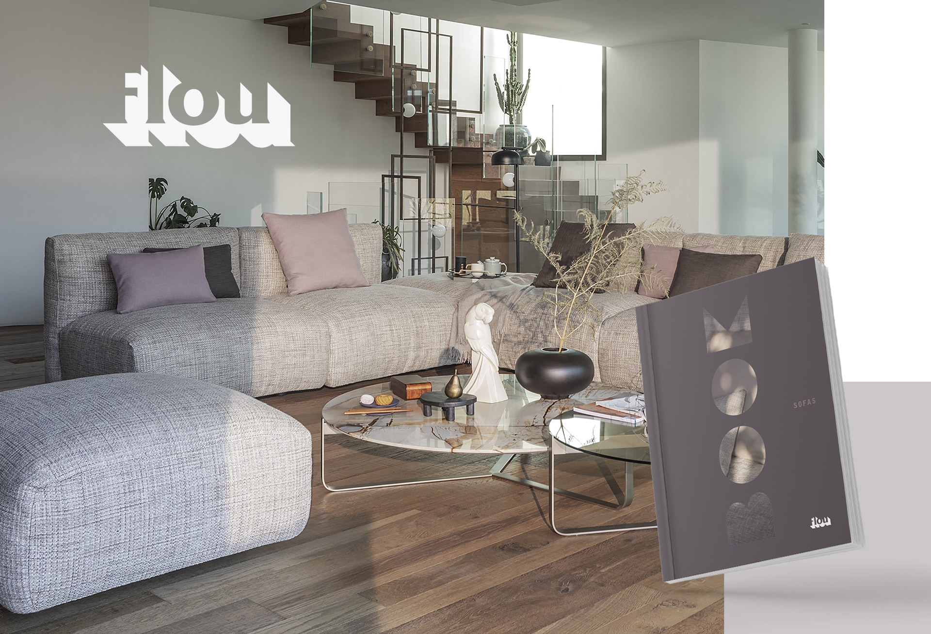 The new Flou Sofas catalogue: comfort, elegance and functionality