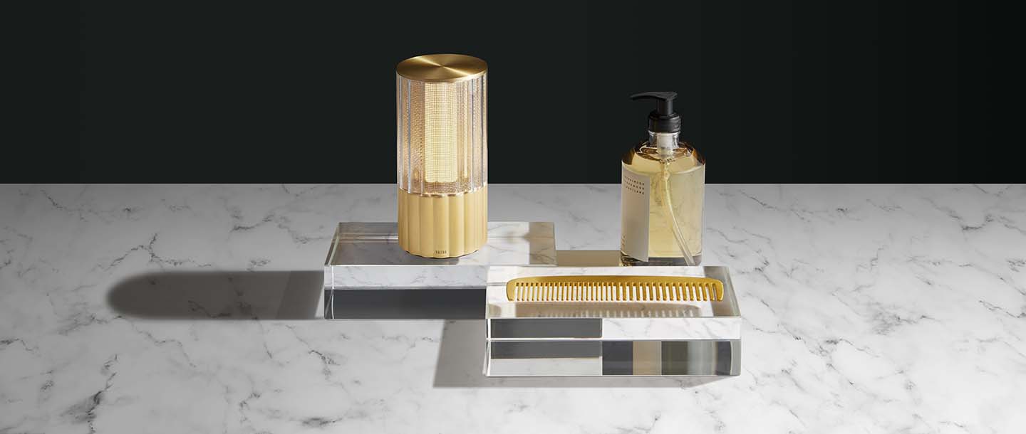 Totem Reeded by Voltra Lighting: aesthetic alchemy of material and light