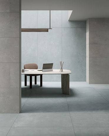 Concrete-resin Join by Ceramiche Caesar. Design shaped by imagination
