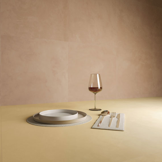 Concrete-resin Join by Ceramiche Caesar. Design shaped by imagination