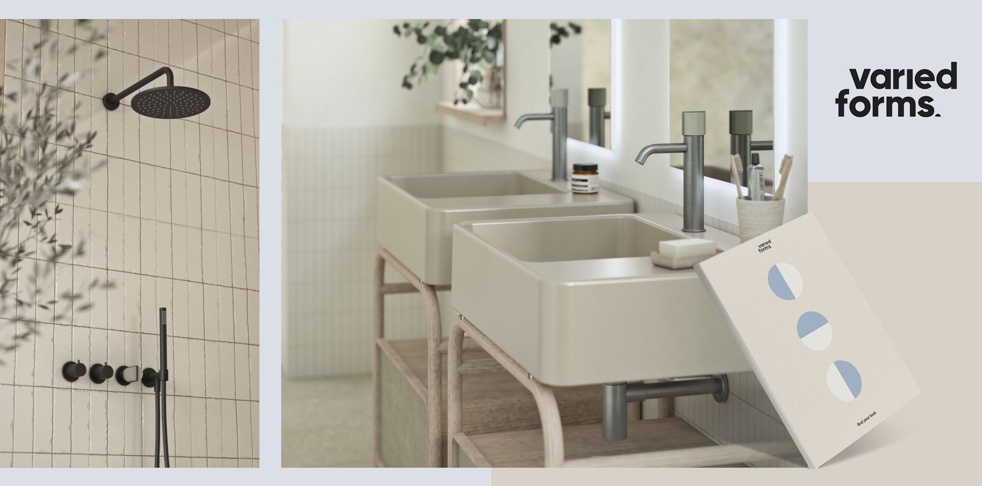 Varied Forms configurable bathroom taps that can evolve over time