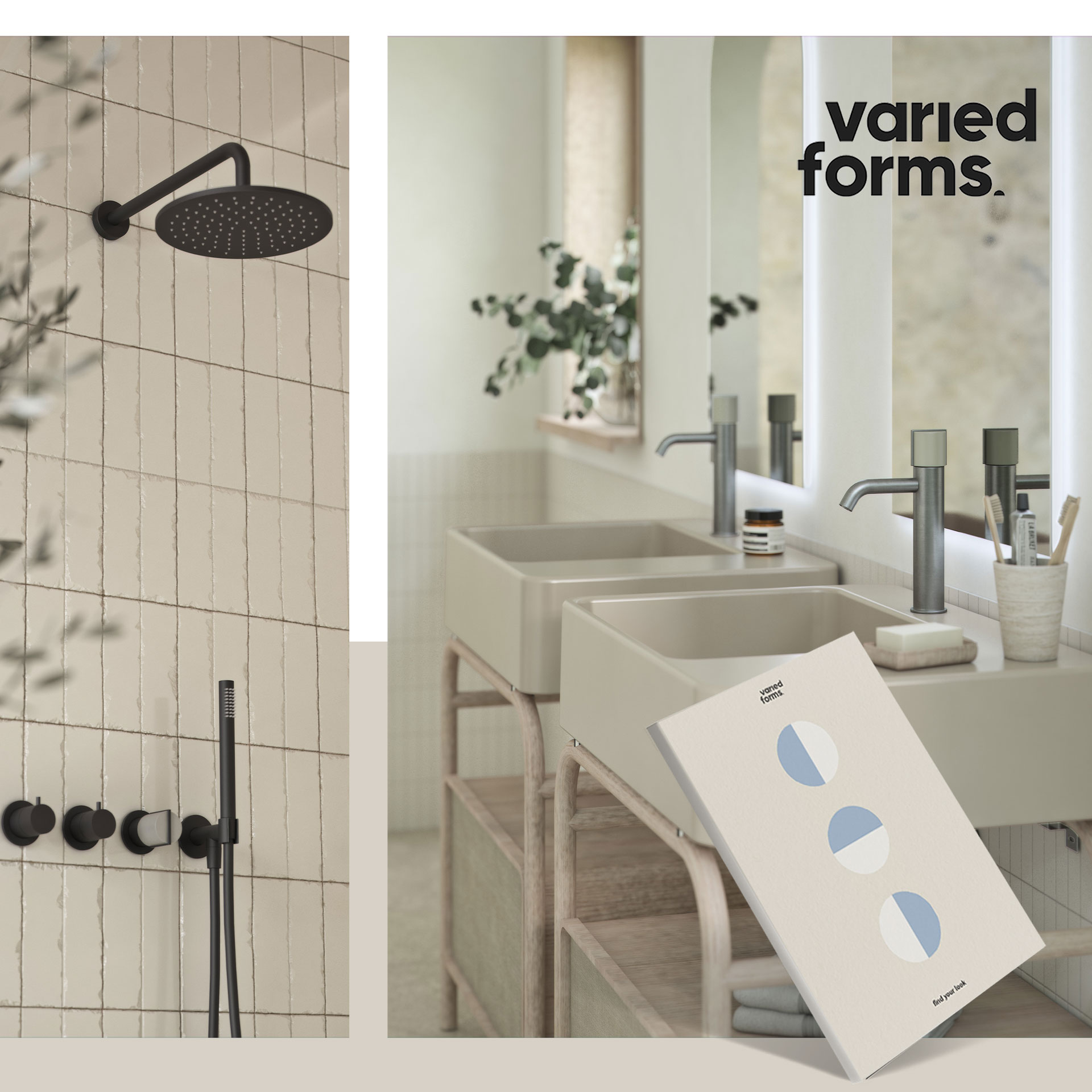 Varied Forms configurable bathroom taps that can evolve over time