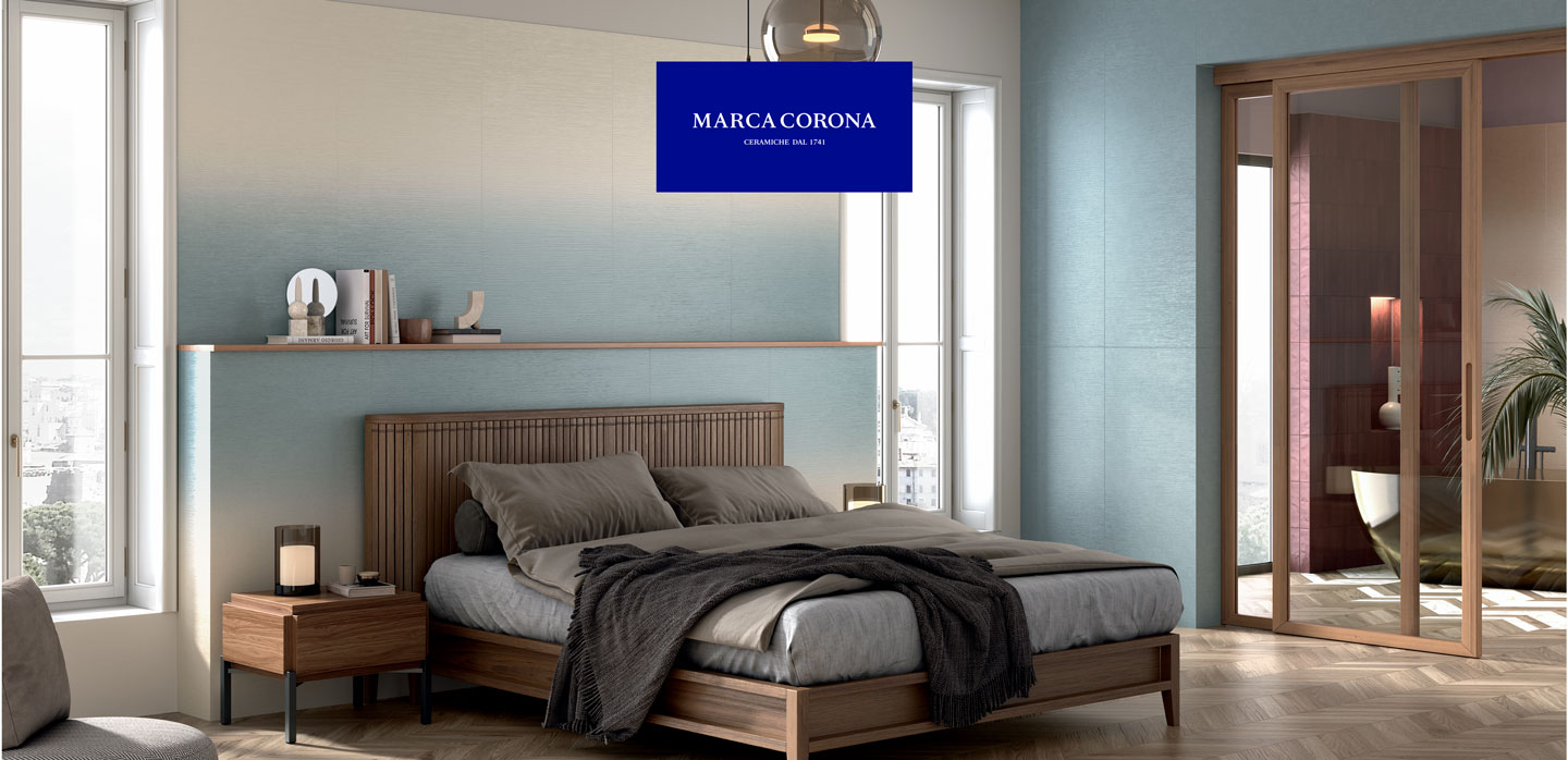 Marca Corona, Iridea ceramic collection: nuances in motion