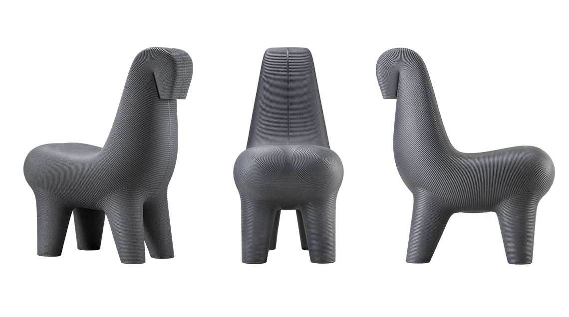 Ghoda, Qeeboo's seat inspired by ethnic and pop culture