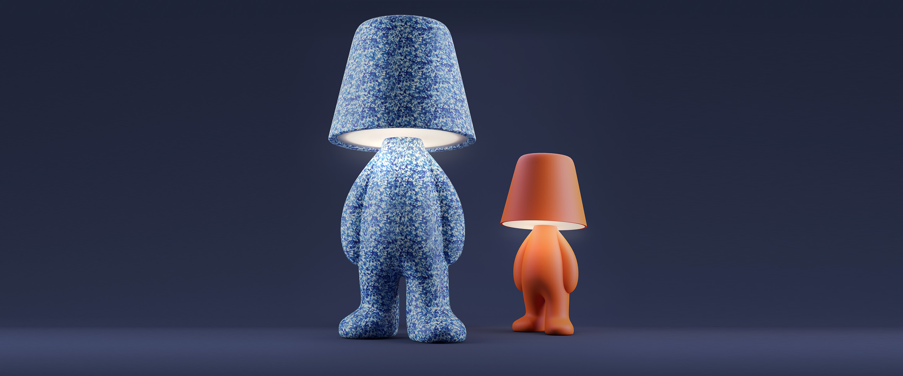 Qeeboo presents the new Bigger Brother lamp