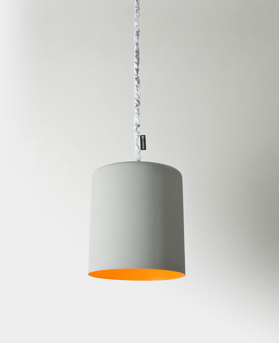 Bin pendant lamp by In-es.artdesign: different textures and fine materials