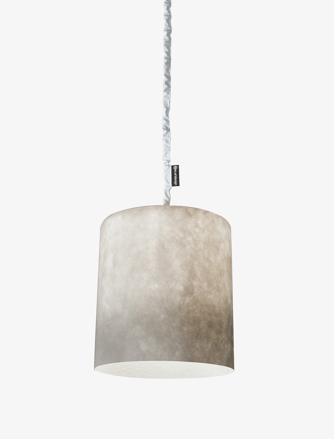 Bin pendant lamp by In-es.artdesign: different textures and fine materials