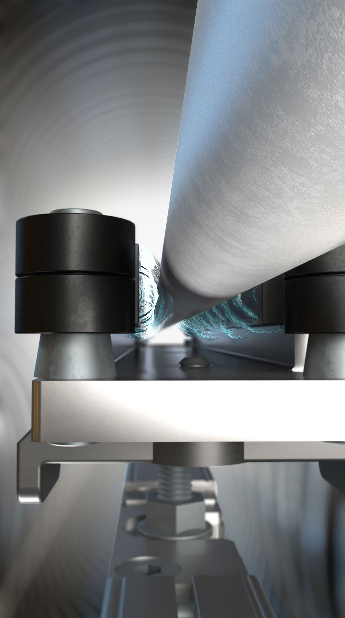 Controtelaio Scrigno filo muro a levitazione magnetica Magnifico Fit