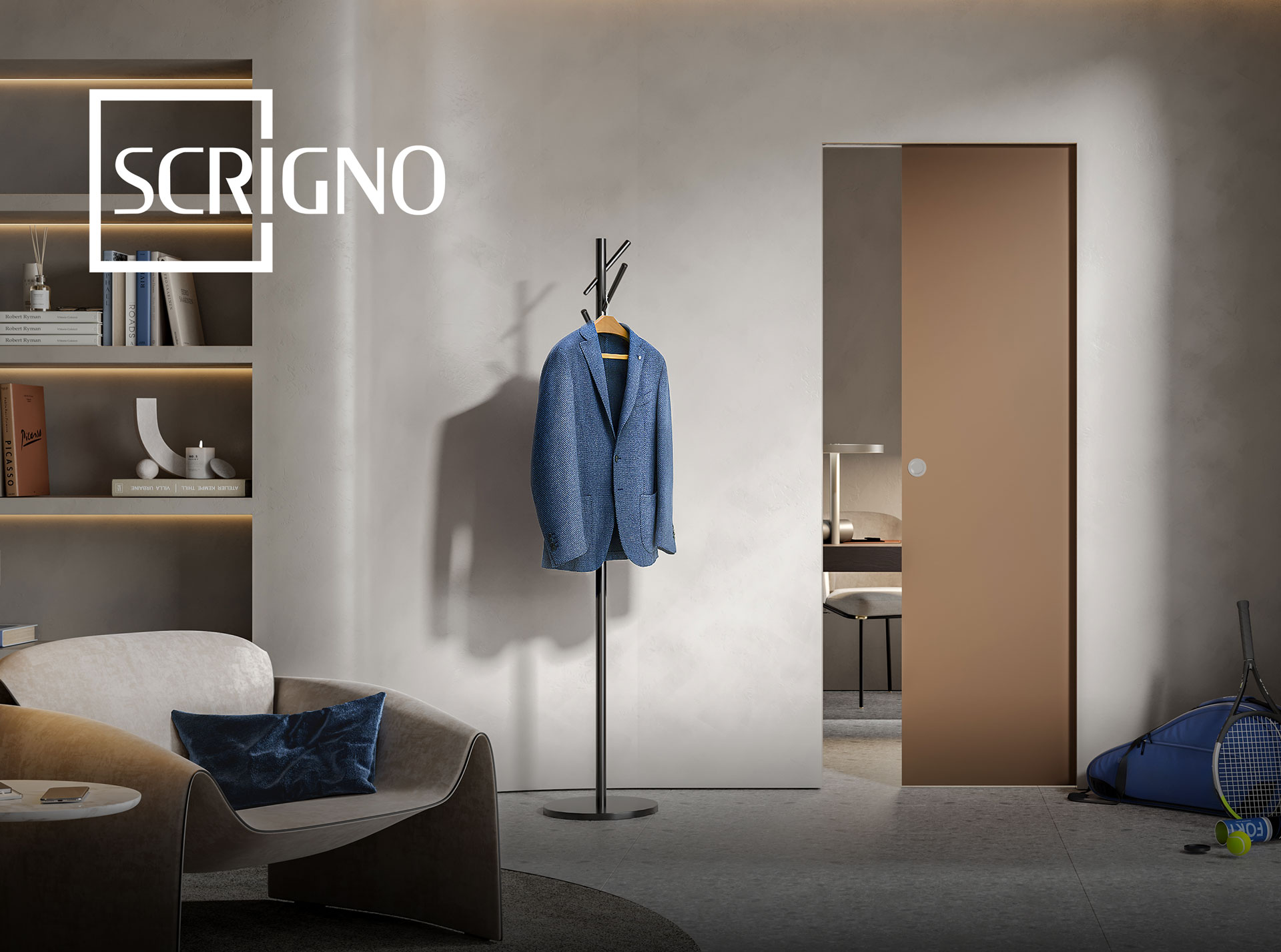 Controtelaio Scrigno filo muro a levitazione magnetica Magnifico Fit