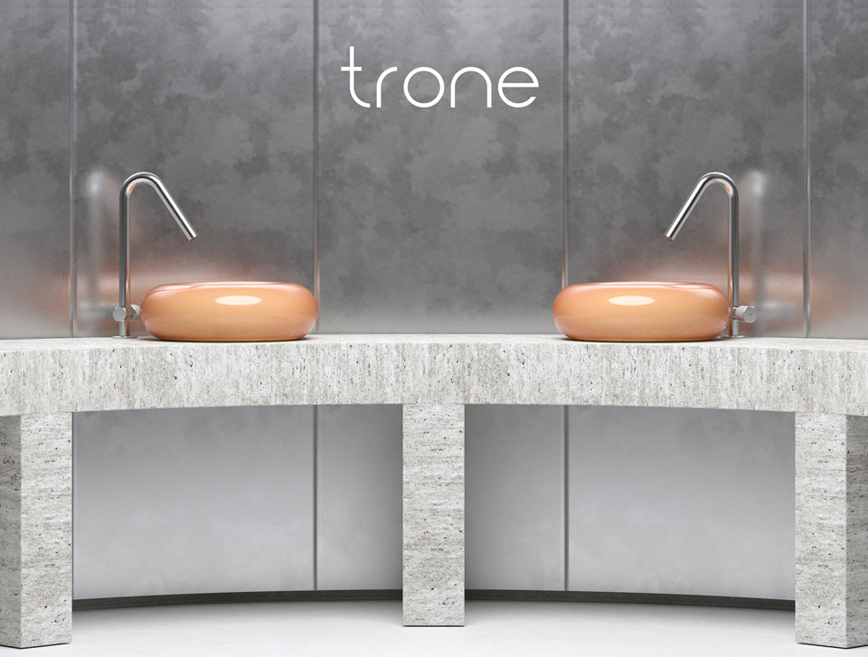 Trone unveils its colorful washbasins, reinventing the bathroom experience