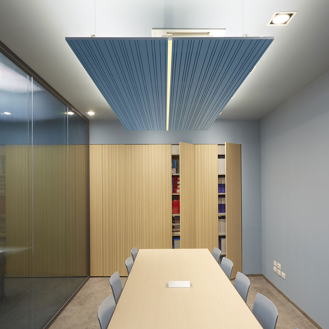 Wood-based acoustic ceilings and claddings by Soft Sound