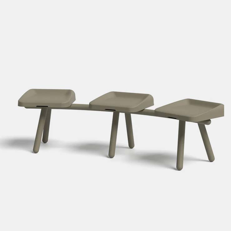 Boln multi-functional seats: simple, minimal and almost schematic