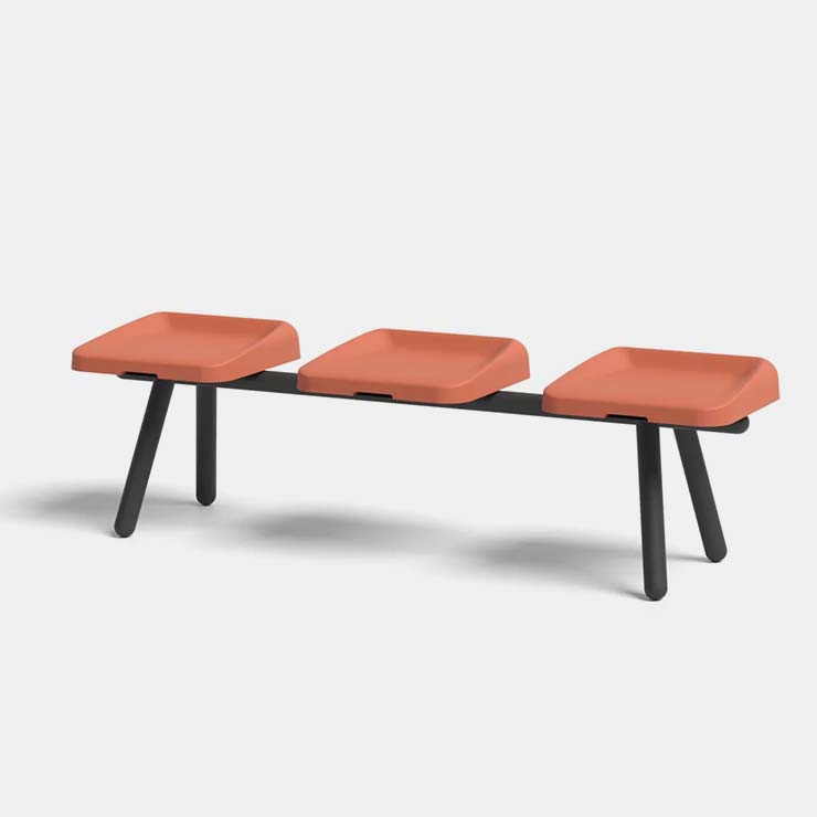 Boln multi-functional seats: simple, minimal and almost schematic