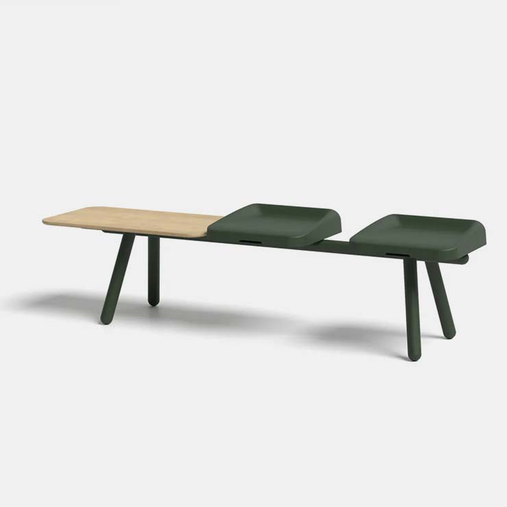 Boln multi-functional seats: simple, minimal and almost schematic