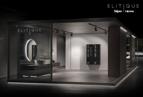 Elitique, the bathroom system in wood and porcelain stoneware by Falper ...