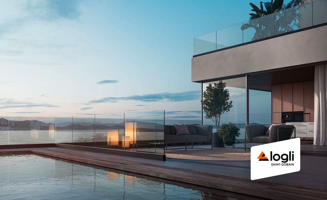 New DEFENDER 810 MR glass railing system with single-sided adjustment ...