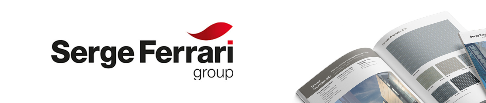 Mesh-structure membrane for textile facades: Tenseo Frontside 381 by Serge Ferrari