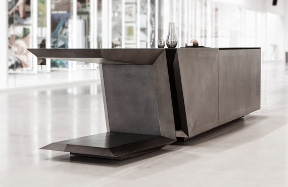 The kitchen as a sculptural object: FOLD by Steininger