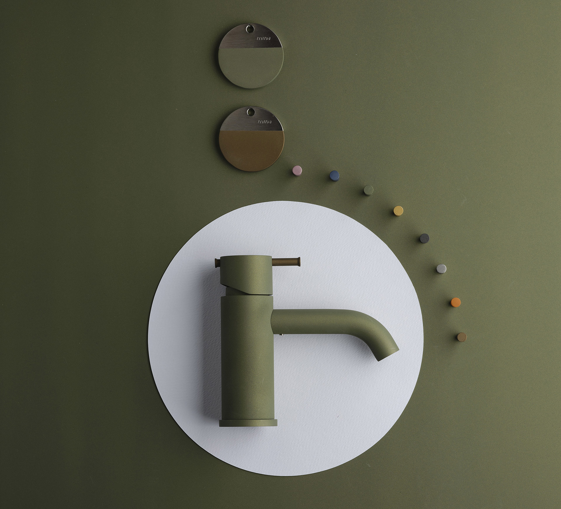 CeraMINA, a palette of ceramic colours with pearly shades for the bath ...