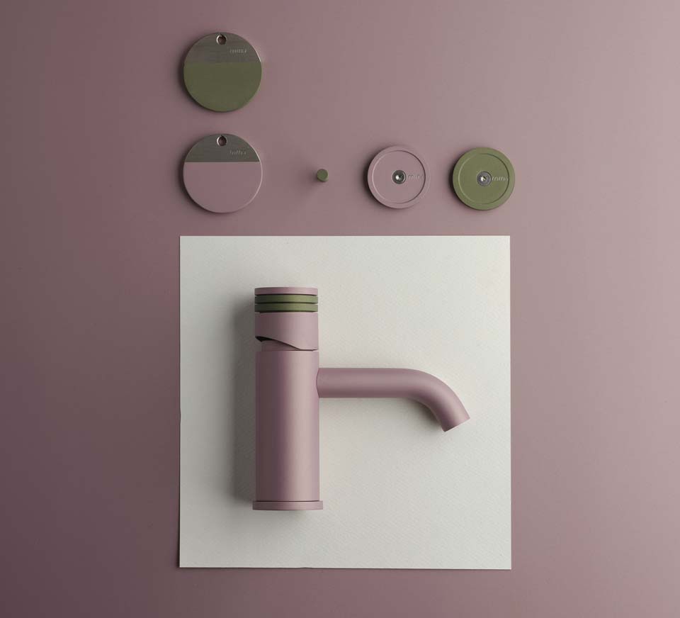 CeraMINA, a palette of ceramic colours with pearly shades for the bath ...