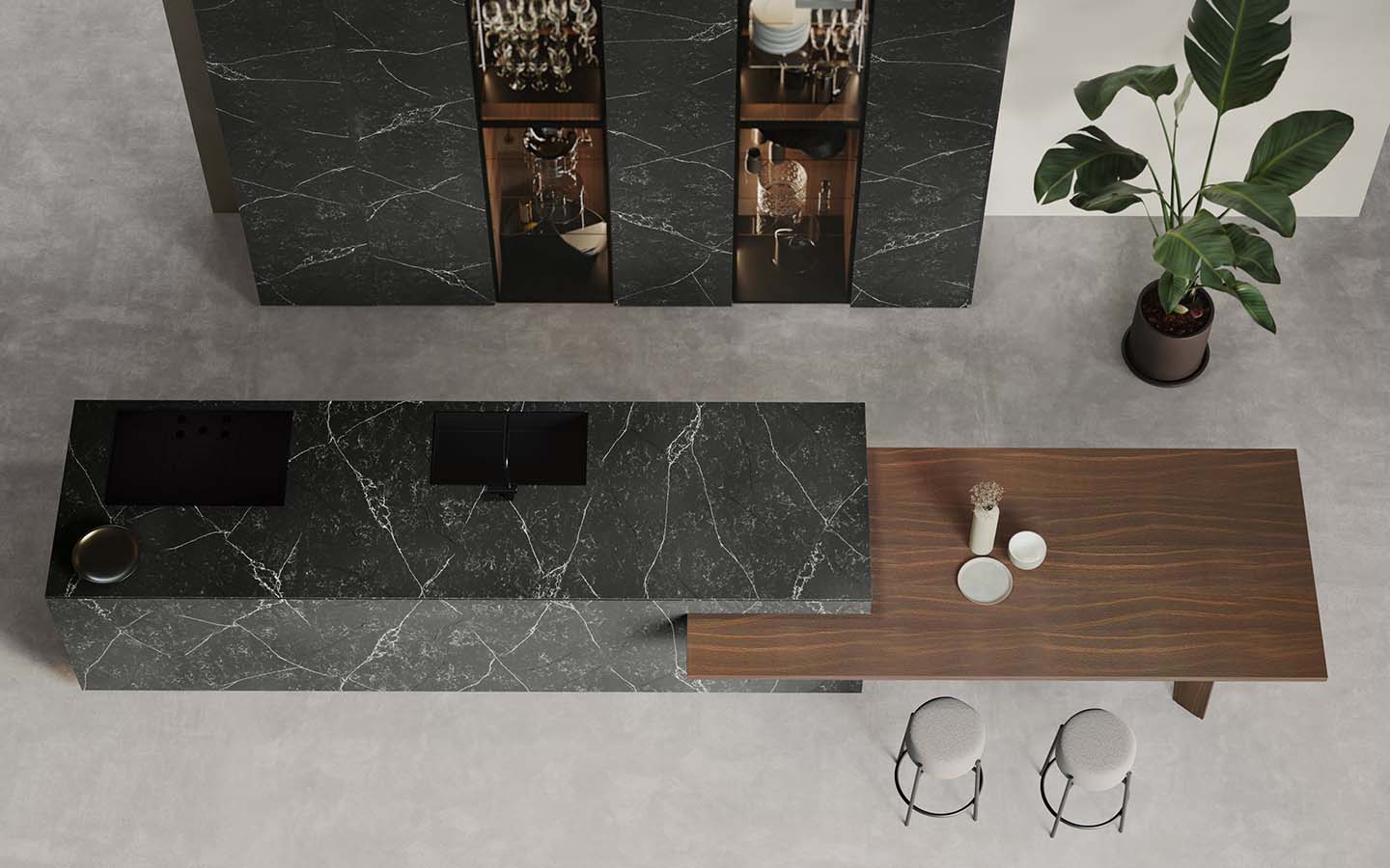 Die neue Generation von Platten mit recycelten Komponenten: Ecotone entdecken von Quartzforms