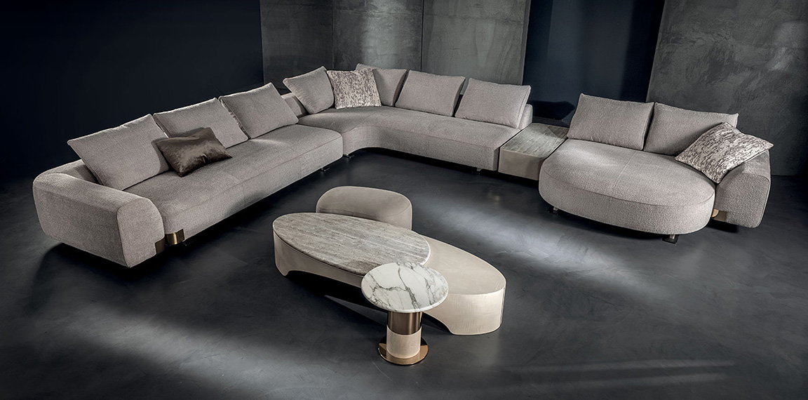 New Blooming living and night collection by Longhi: harmony between ...