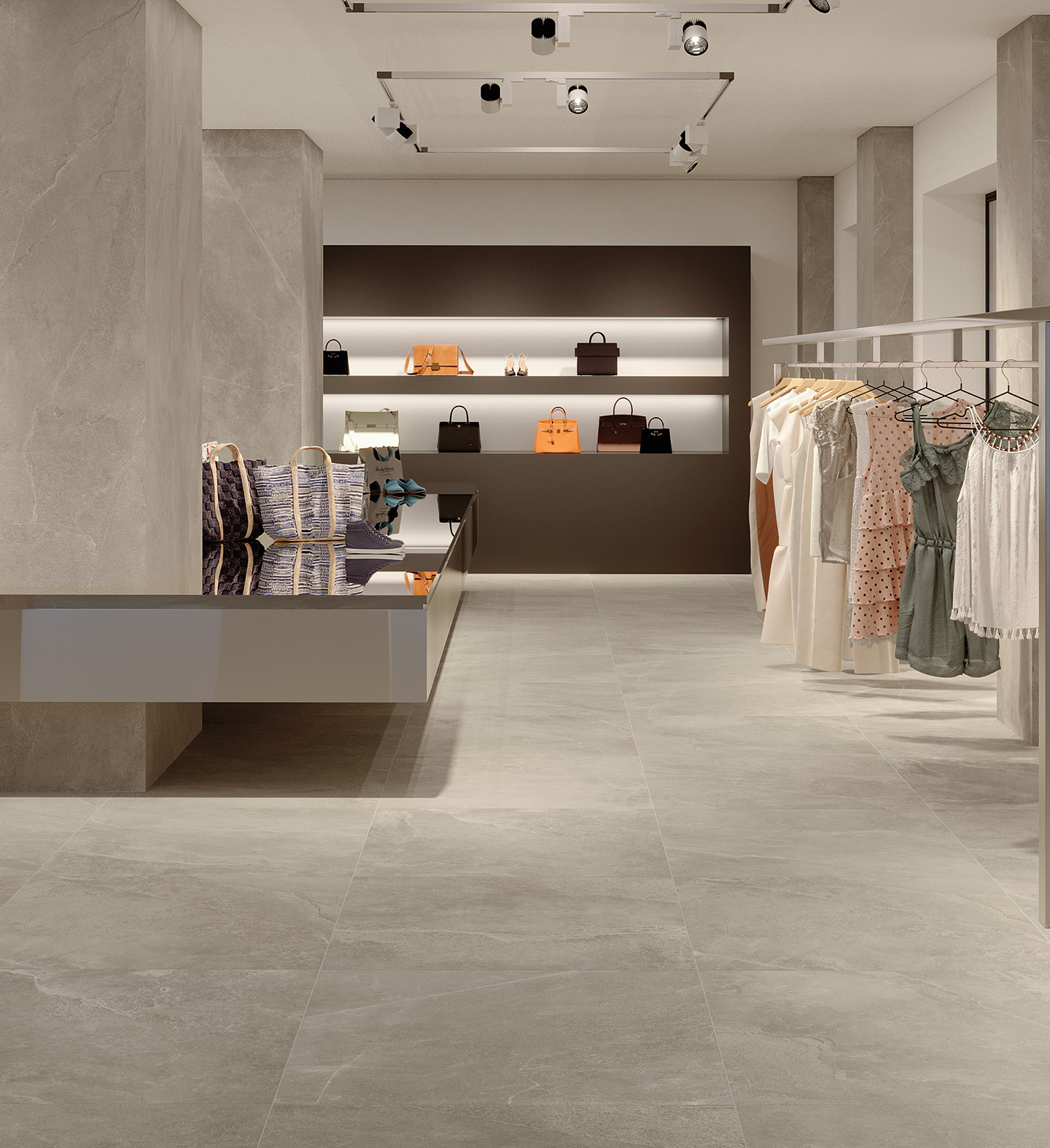 Azuma Rock stone-effect porcelain stoneware by Imola: a balance between ...