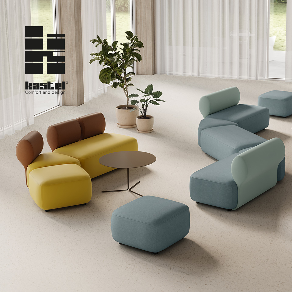5 new Kastel seating collections: Seating for feel-good projects