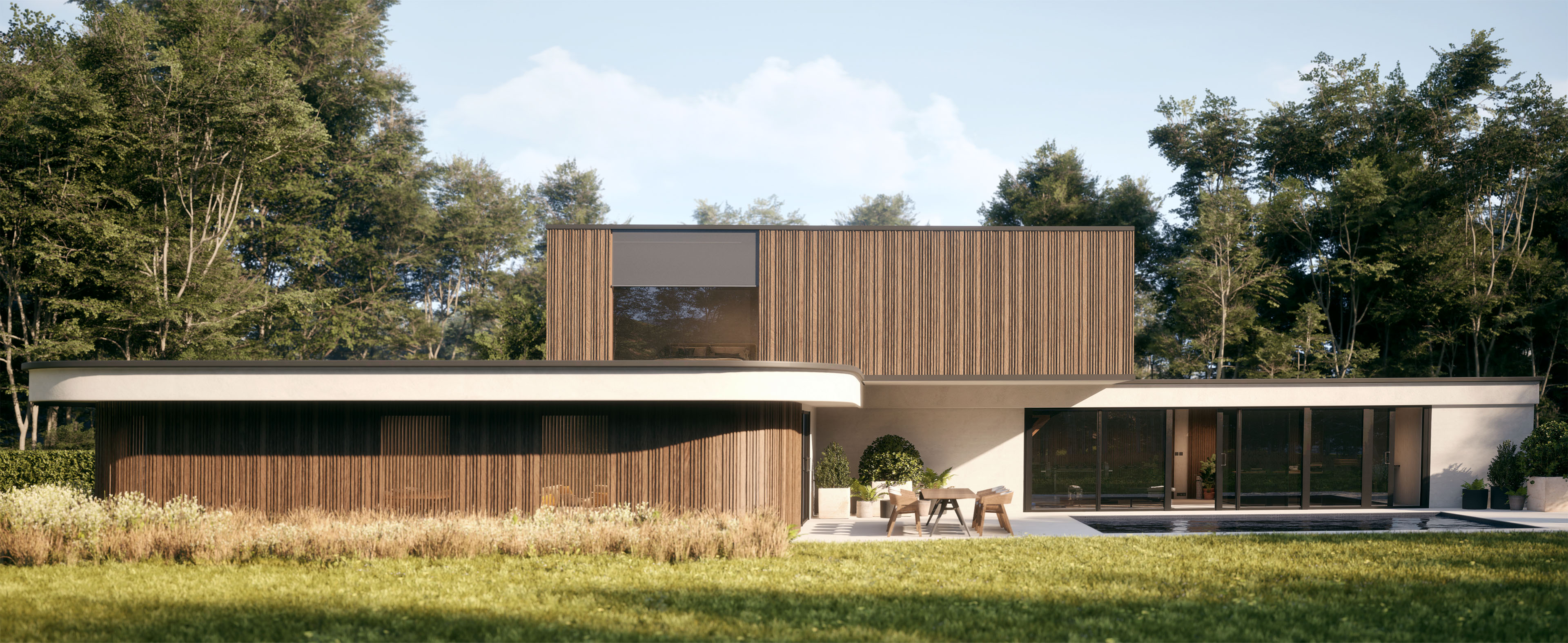 Linarte, the Renson façade cladding: discover the new Wood Design finishes