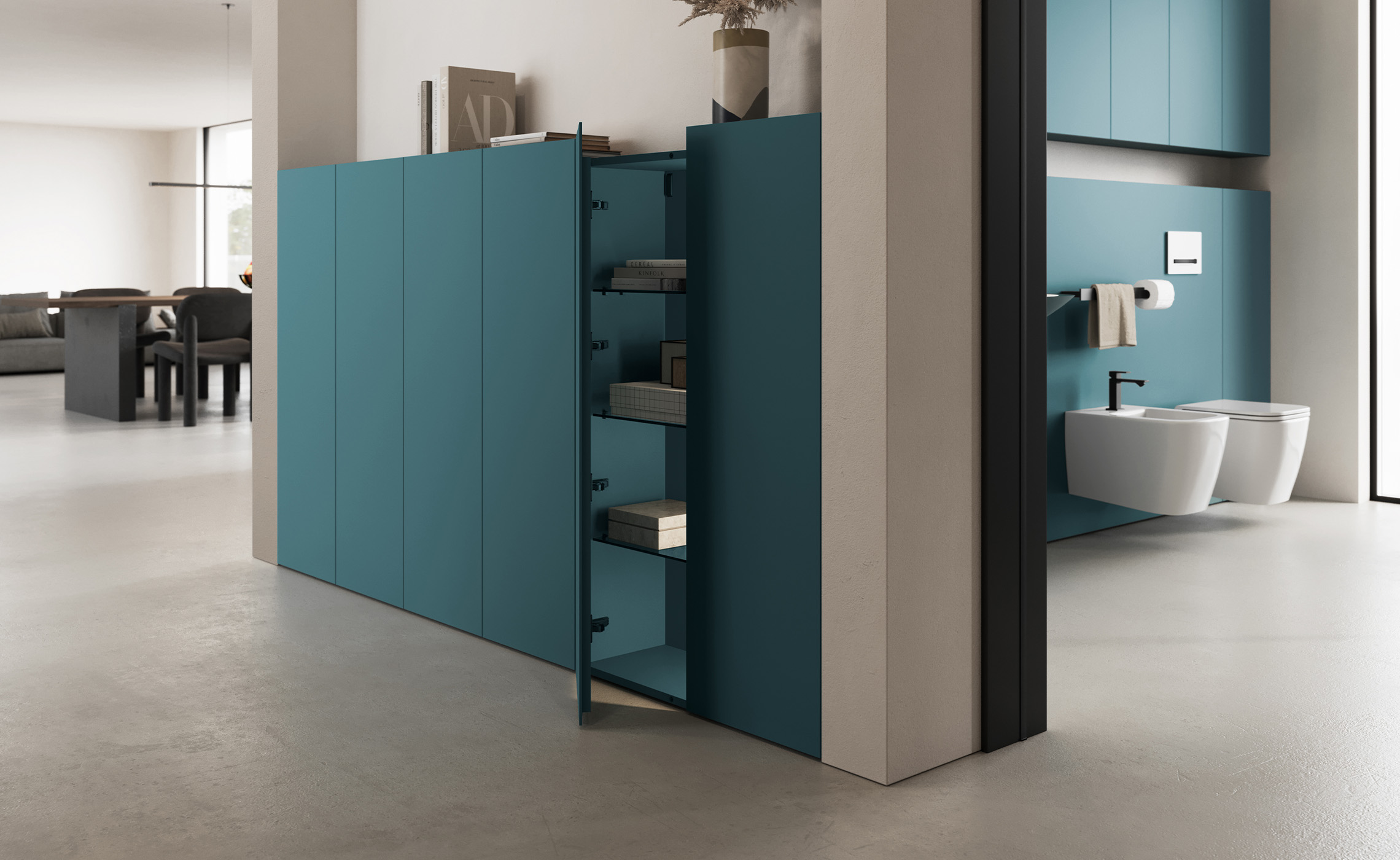 Ideagroup, Wall boiserie system: a bathroom furnishing solution that ...