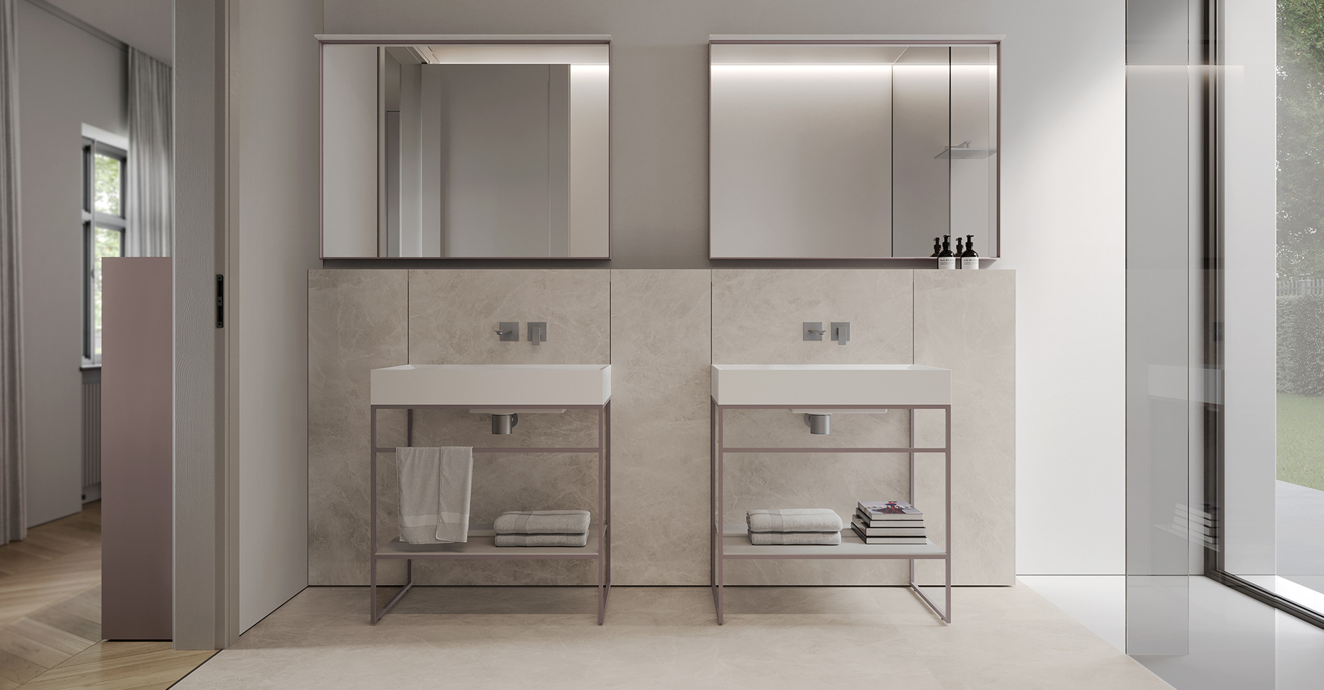 Ideagroup, Wall boiserie system: a bathroom furnishing solution that ...