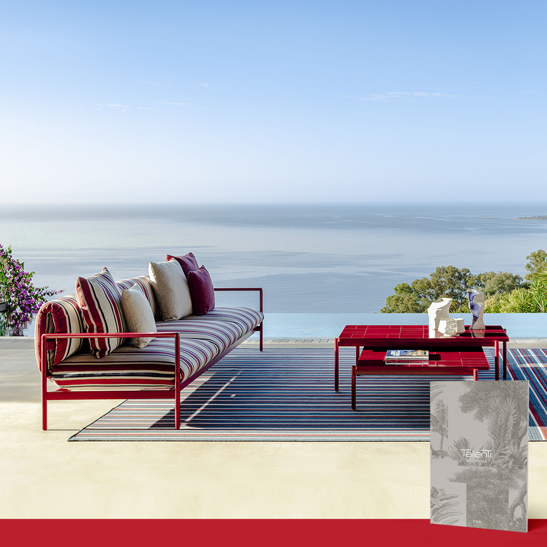 Talenti outdoor collection: Nalu, a reference to the majesty of the waves