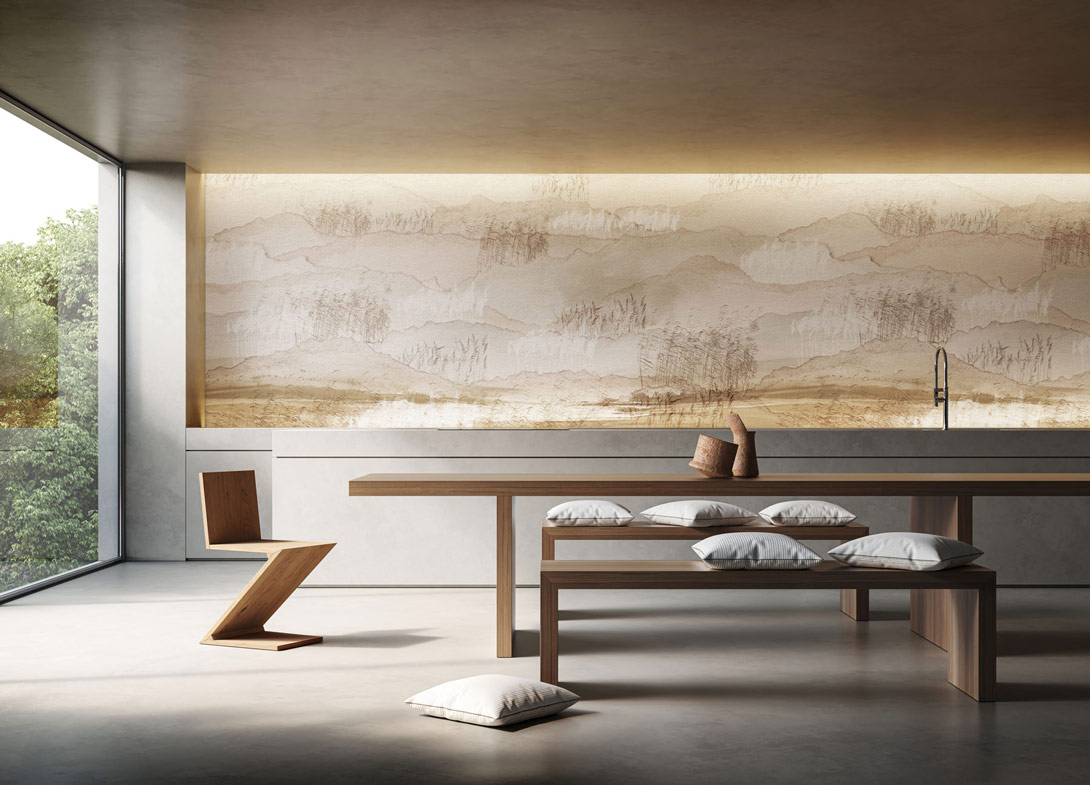 Fibratex by Instabilelab, the fiberglass wallpaper for bathrooms ...