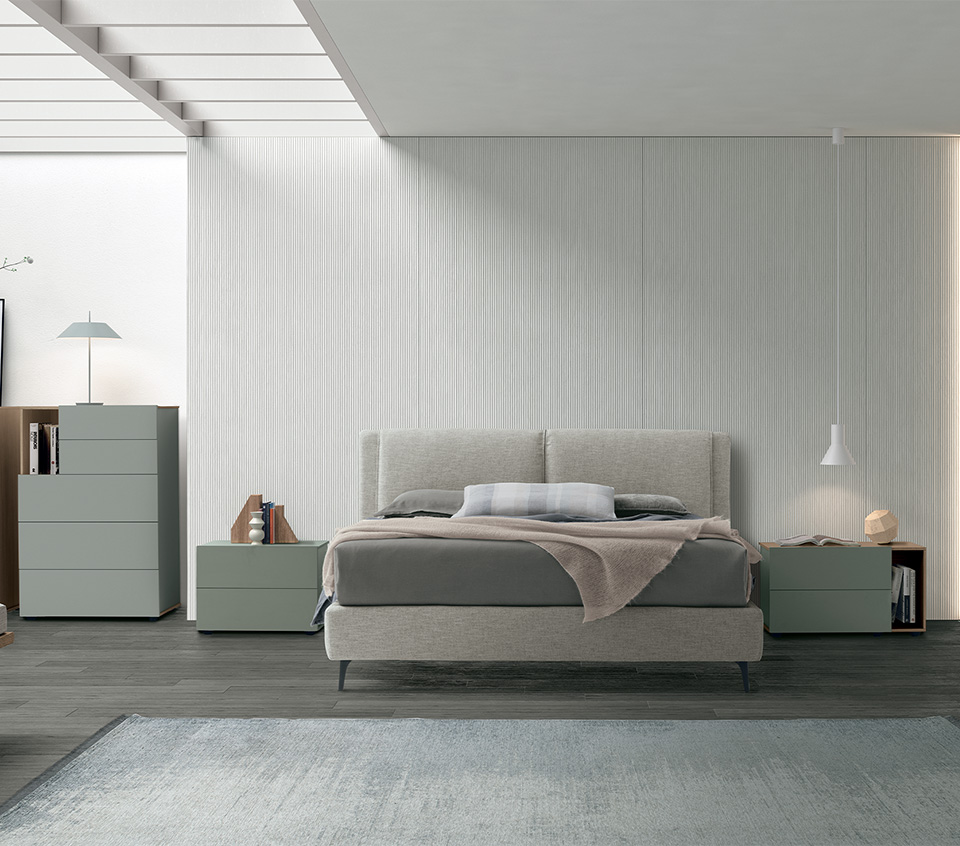 New furnishing solutions for the living and sleeping area by Tomasella