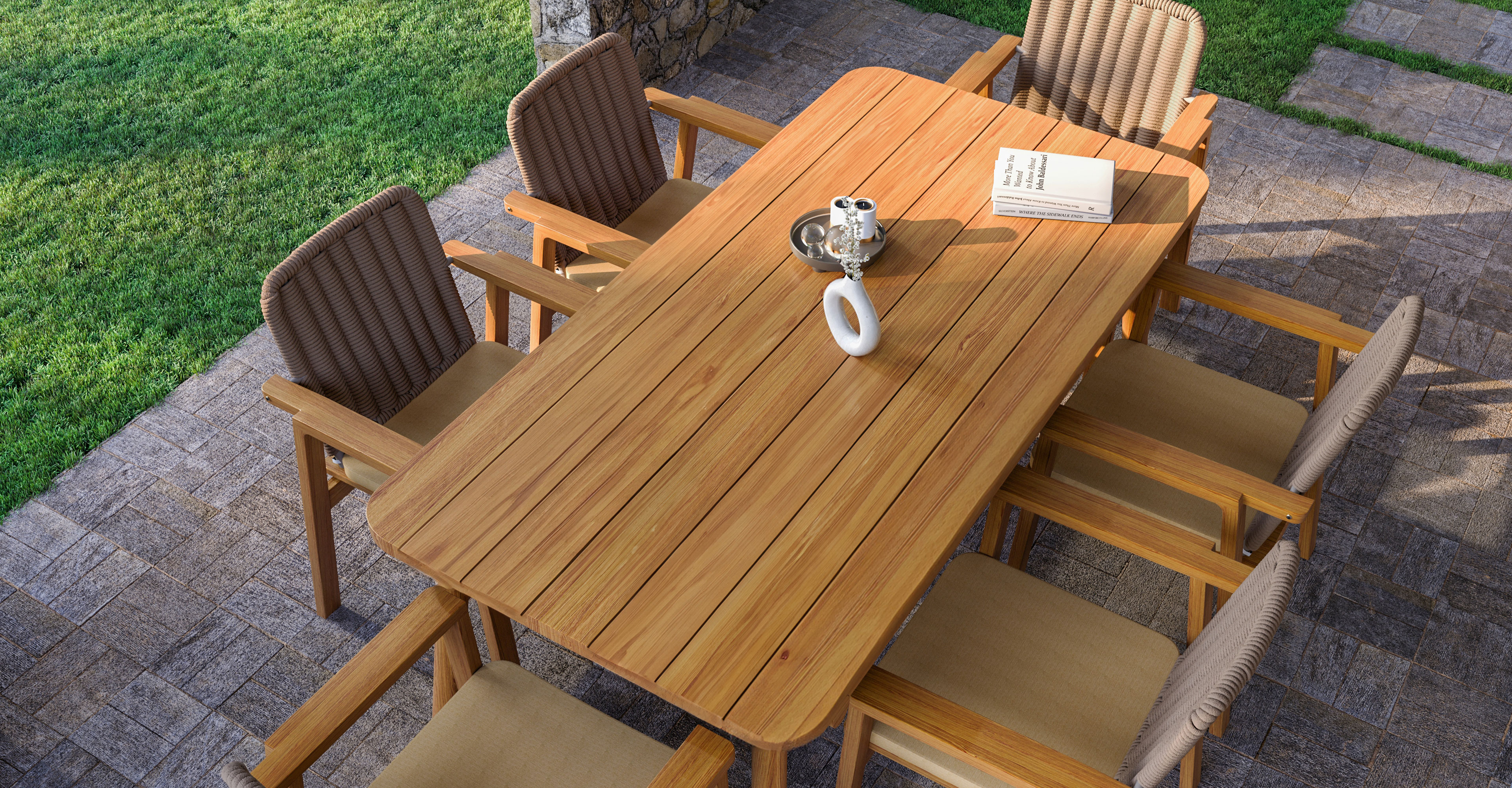 YAAZ, DENK outdoor collection: seats with generous volumes and large ...