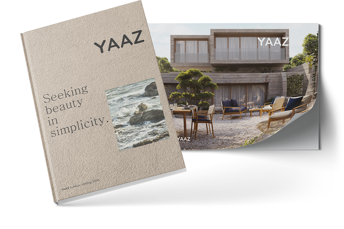 YAAZ, DENK outdoor collection: seats with generous volumes and large ...