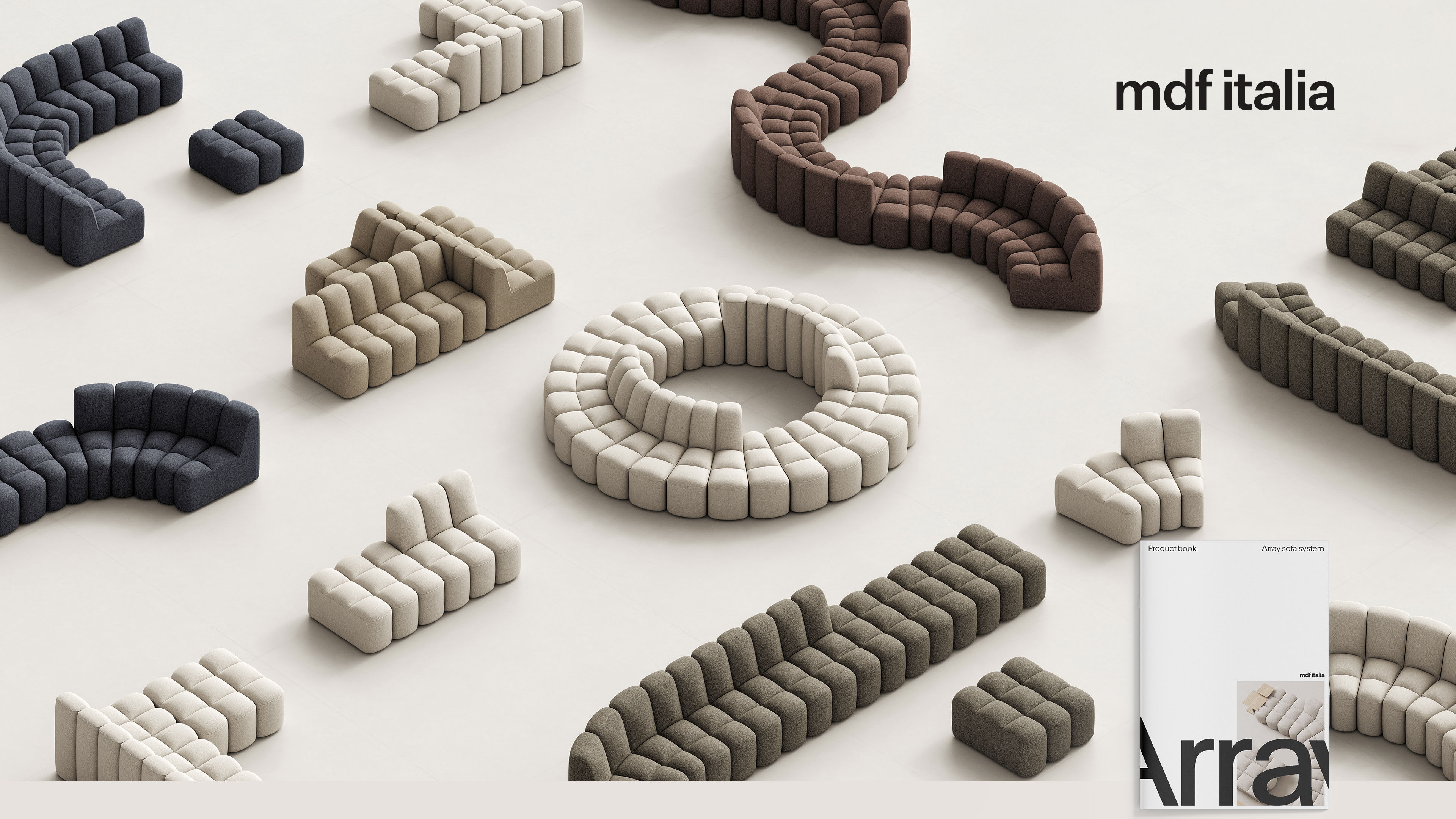 MDF Italia Array by Snøhetta: the sofa that redefines the standards of comfort