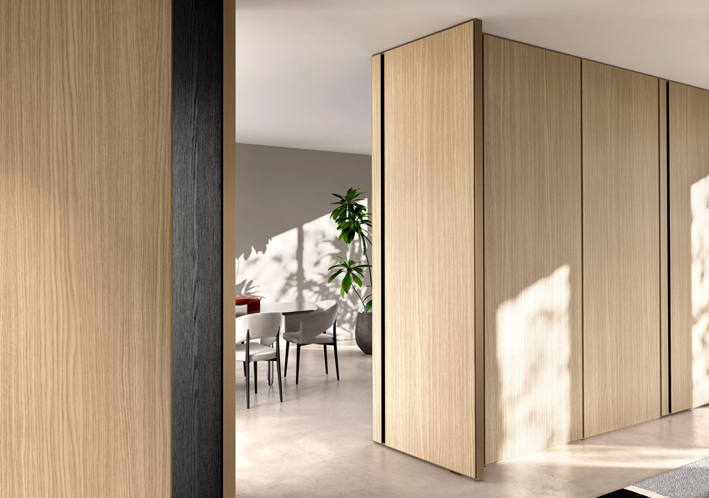 MODWALL partition walls by Guzzini & Fontana for dynamic spaces