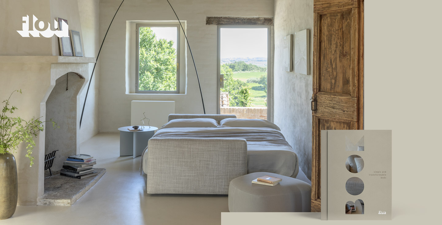 The new Flou catalogue of single and transformable beds: comfort ...