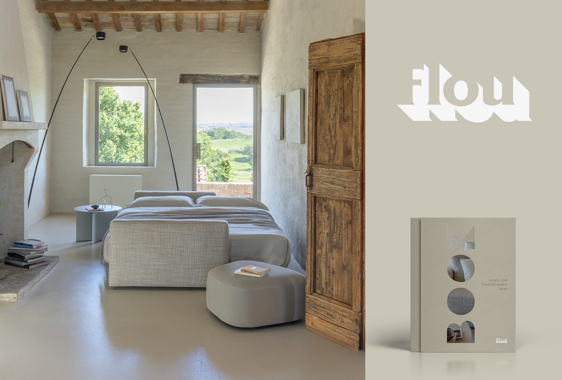The new Flou catalogue of single and transformable beds: comfort ...