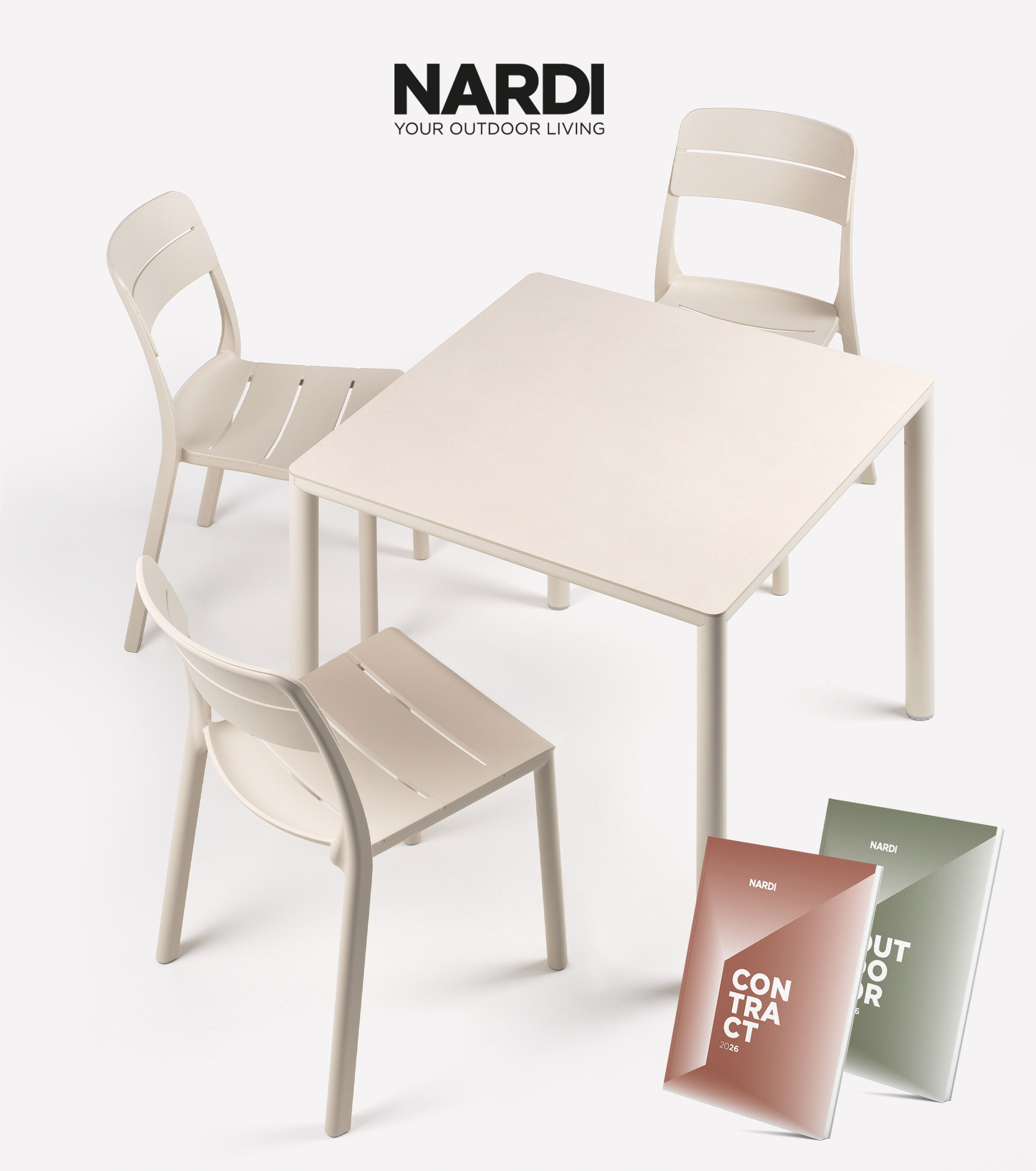 New Nardi collections: Piave table system and Cassia chairs with and ...