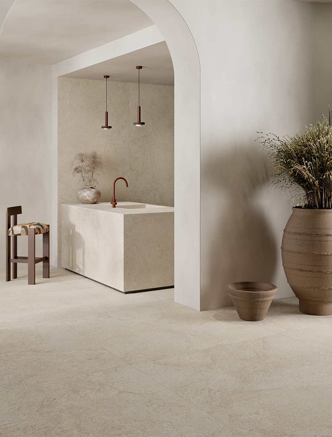 The soft and embracing stone for interiors: Pastorelli Cocooning