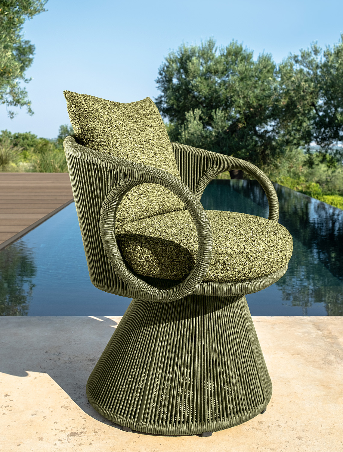 Discover the charm of teak with the Jun and Karen collections by Talenti