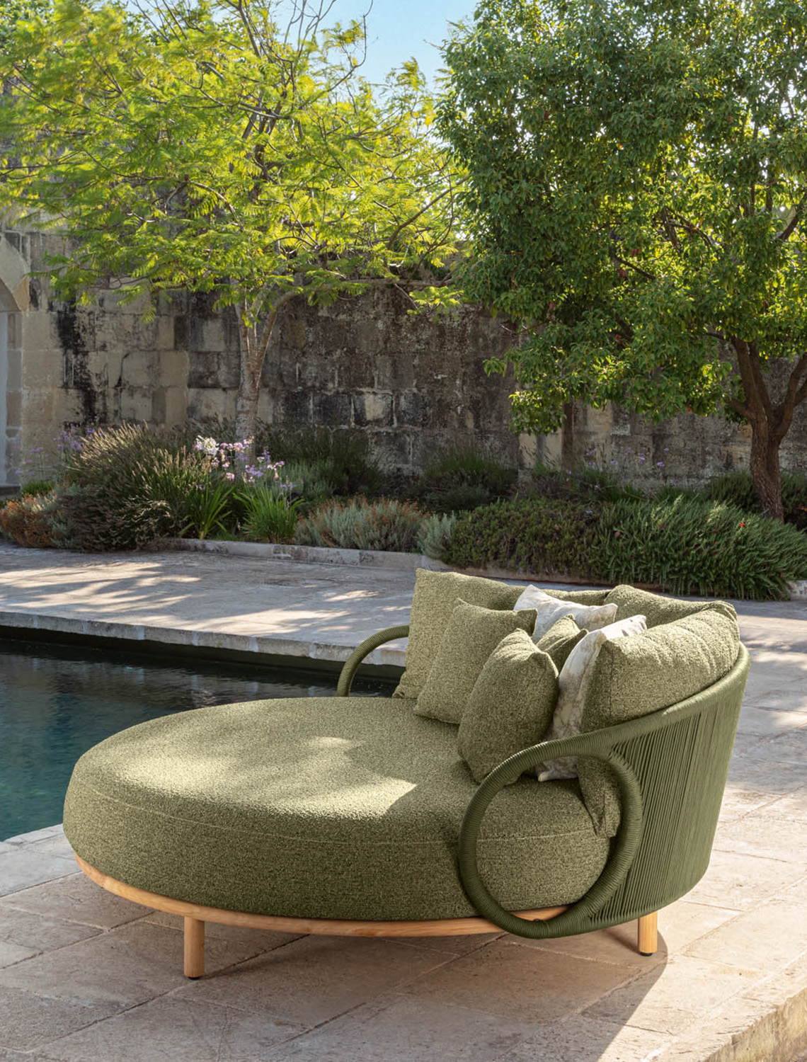 Discover the charm of teak with the Jun and Karen collections by Talenti