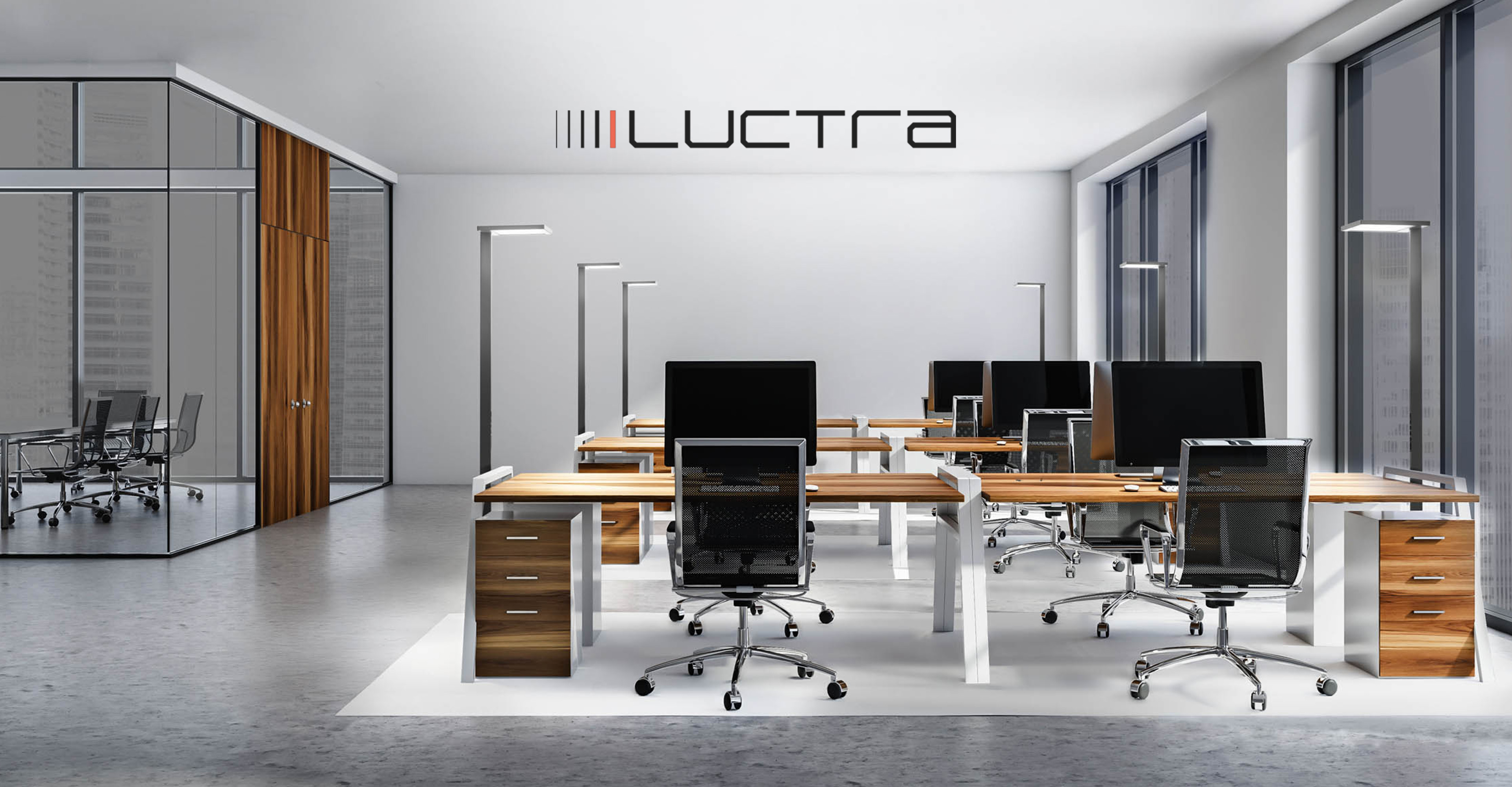 Luctra Vitawork Up lamp: a new lighting highlight for your projects