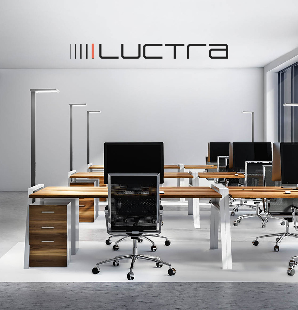 Luctra Vitawork Up lamp: a new lighting highlight for your projects